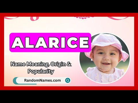 Alarice - Baby Girl Name Meaning, Origin & Popularity - RandomNames.com