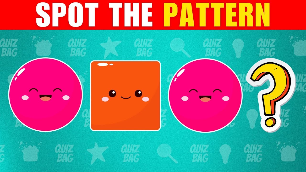 The Ultimate Pattern Quiz  for Kids | Play, Think, Learn! 🔷 🔺 🔷