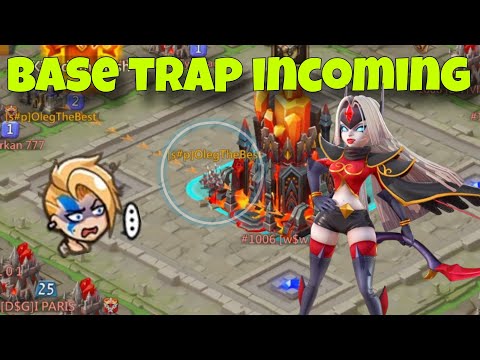 Lords Mobile - Base TRAP got more prisoners on KVK/Best fishing ever. Filled a half or prison on DOM