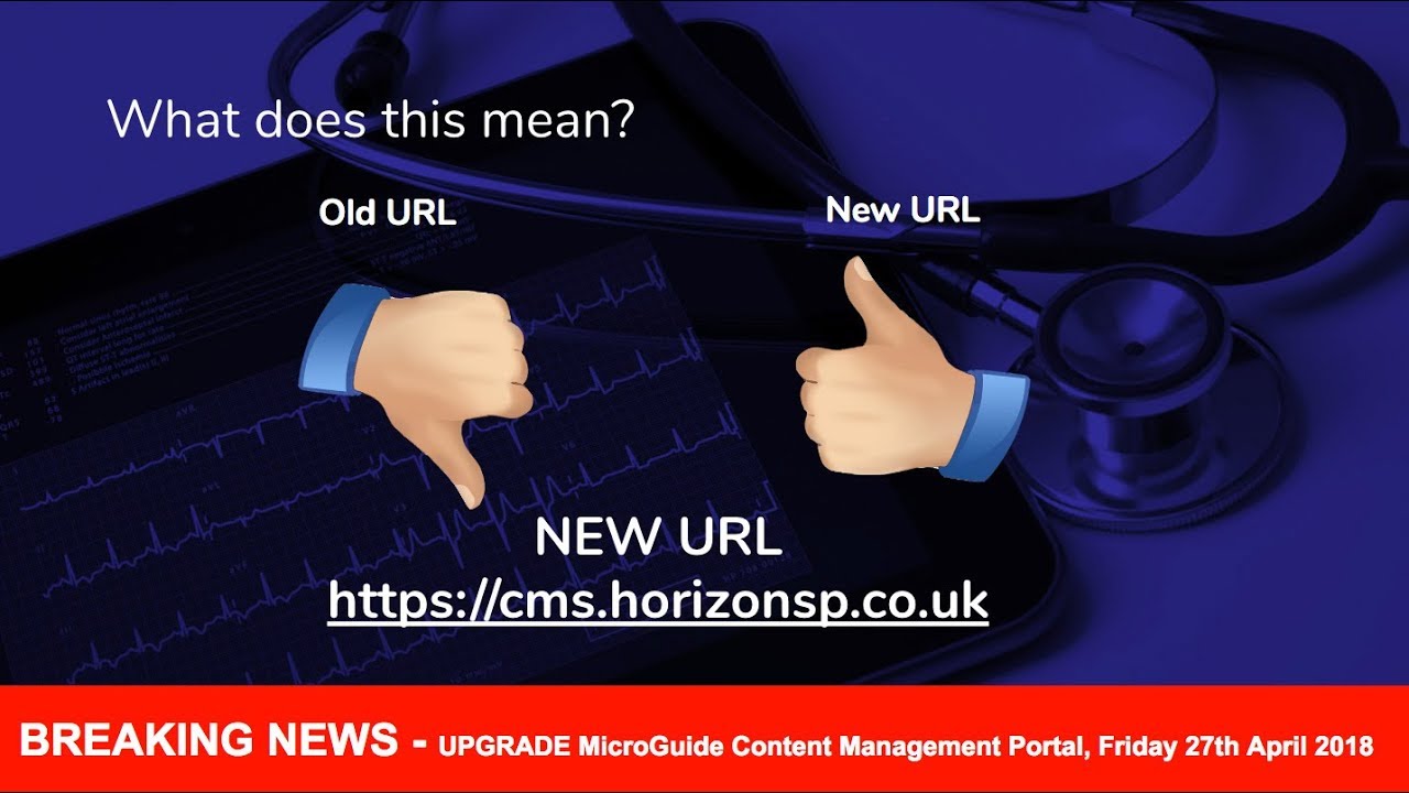 MicroGuide CMS upgrade