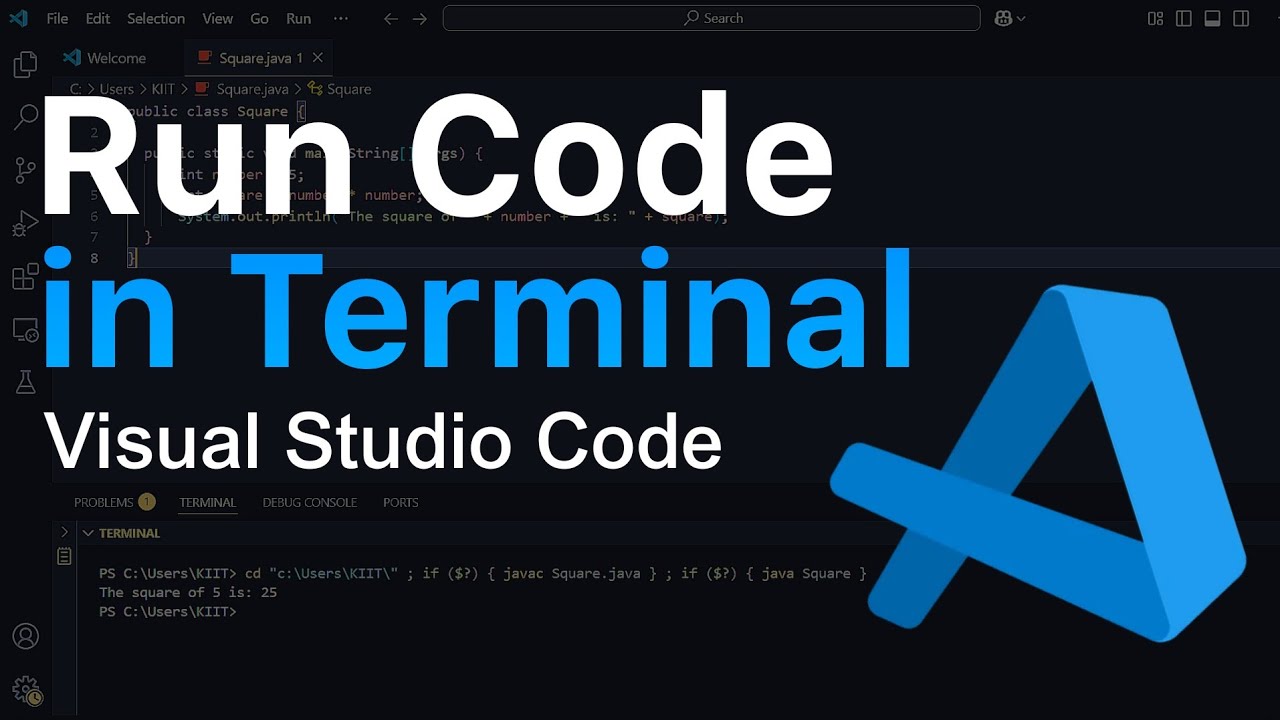 How to Run Code in Terminal in Visual Studio Code | VS code Tutorial