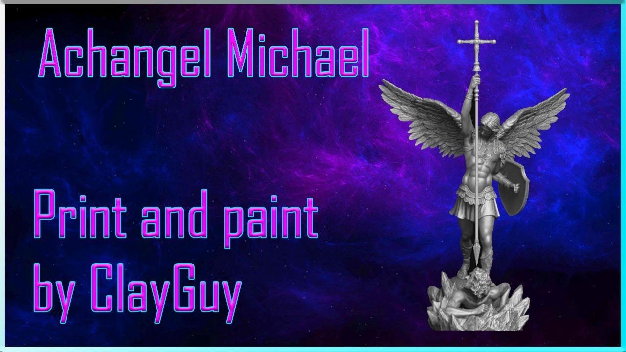 Arch Angel Michael - model by ClayGuy