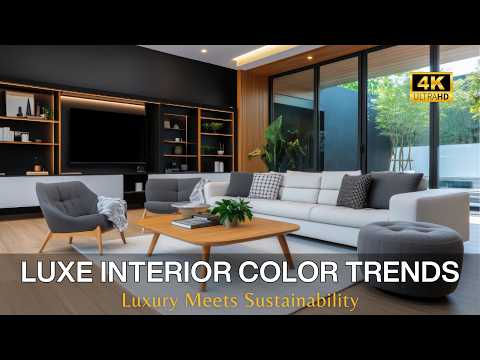Top 2025 Color Trends for Luxury Interiors with Eco-Friendly Decorative Lighting