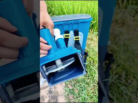 Electric fertilizer spreader #Electric fertilizer spreader Fertilizer spreader Sowing Feeder #shorts