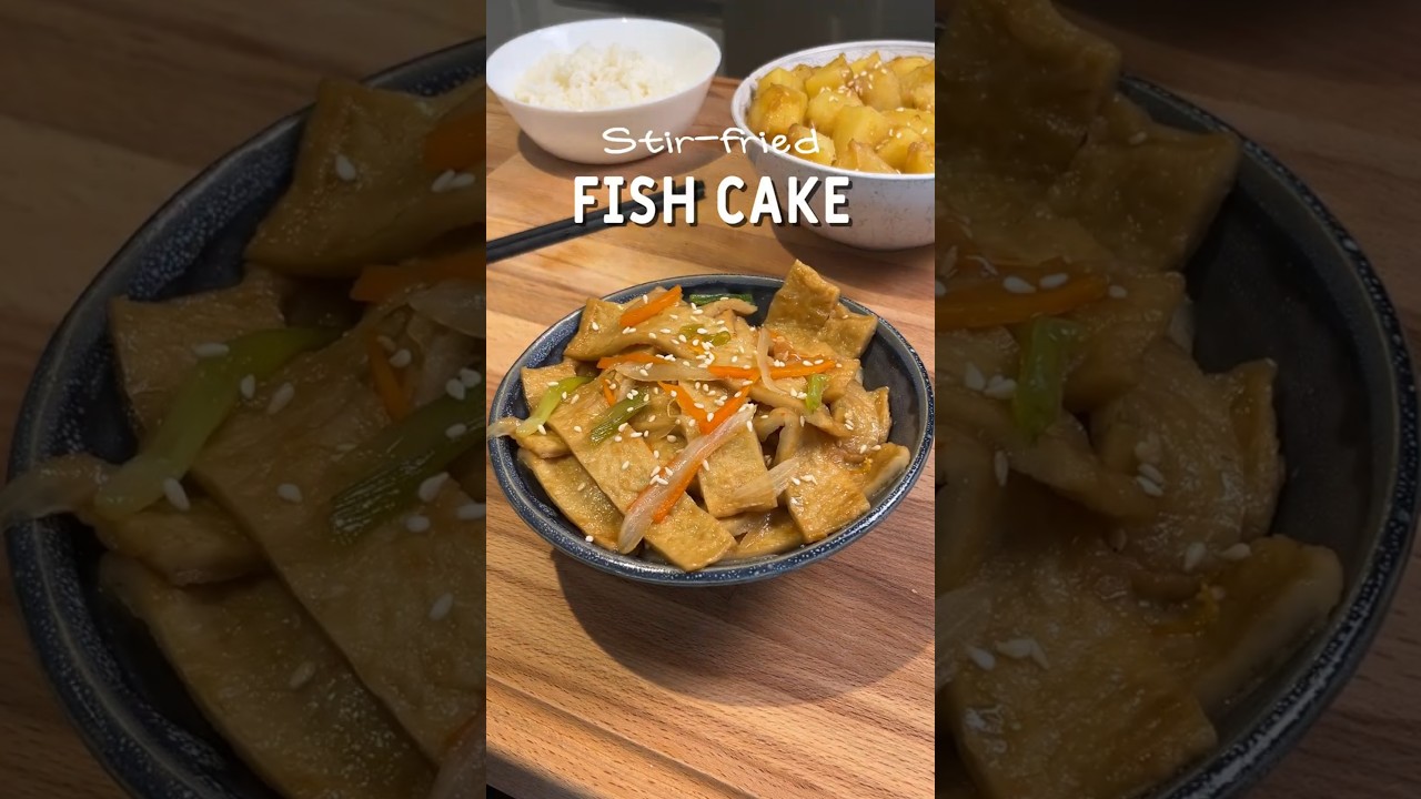 Korean Stirfry Fish Cake sidedish in 20 minutes!