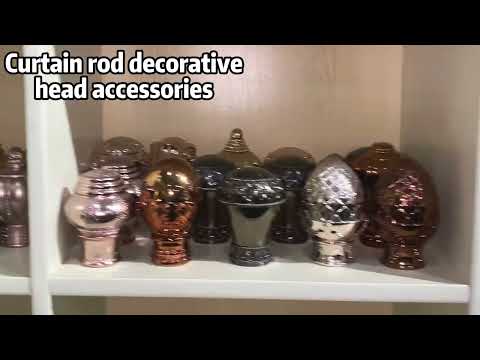 Curtain rod decorativehead accessories