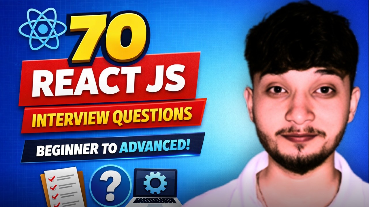 70 Most Asked React JS Interview Questions & Answers in 2026 (Beginner to Advanced)