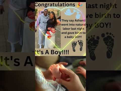 Ashanti Shares Picture with Her Newborn. 🥰❤ #trending #ashanti #nelly #shortvideo