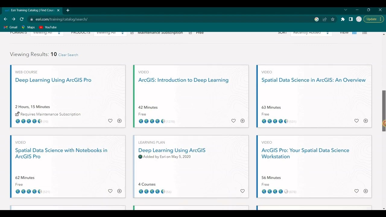 GIS Users watch this - Get Started With AI And Deep Learning In GIS - Free Courses From ESRI!