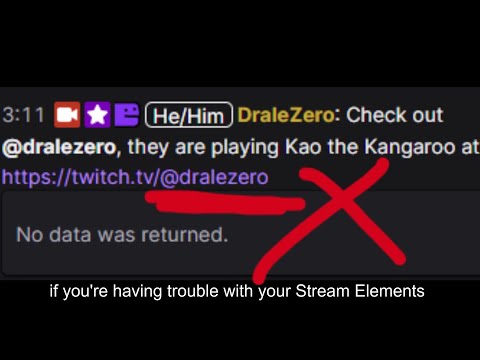 How to fix Stream Elements shout out command