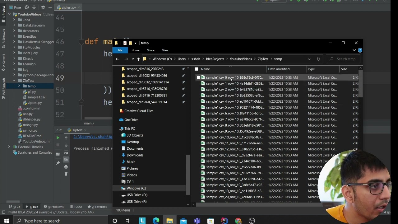 How can I split a large csv file (7GB) into smaller Csv files using Python| Stack overflow Question