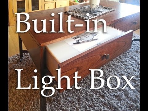 Built-in Coffee Table Lightbox | Hackaday