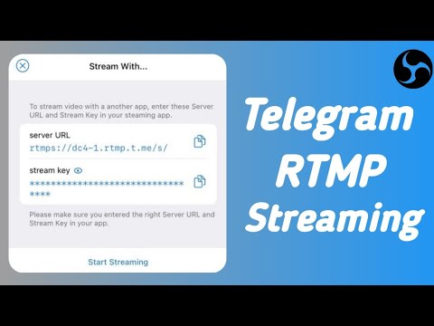 How to Setup RTMP Live Streaming in Telegram