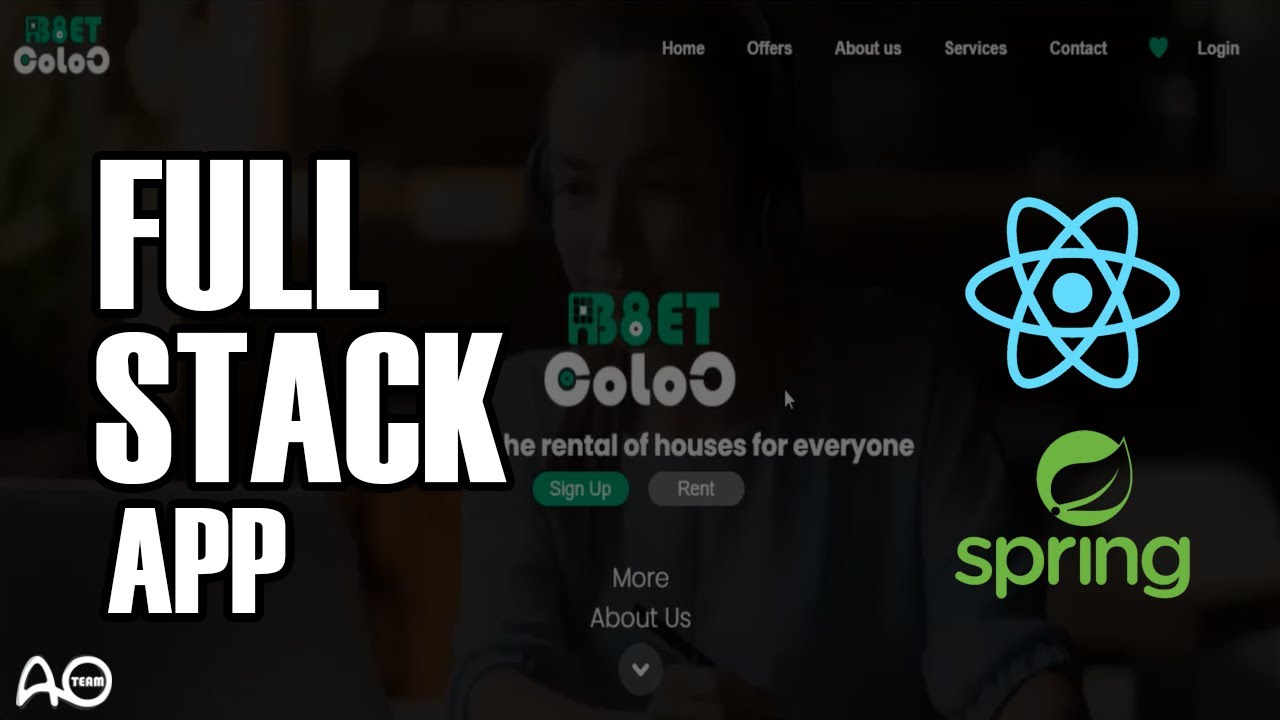 Spring-boot ReactJs Full stack ( collocates app ) application