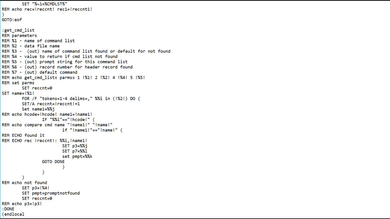 Create & Execute Windows Command Files   Cmd Function Code Walkthru