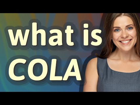 Cola | meaning of Cola