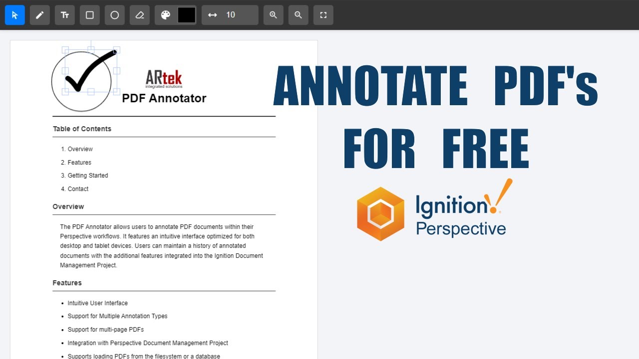 Annotate PDF's with Ignition Perspective