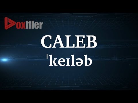 English Pronunciation of Caleb - Voxifier.com