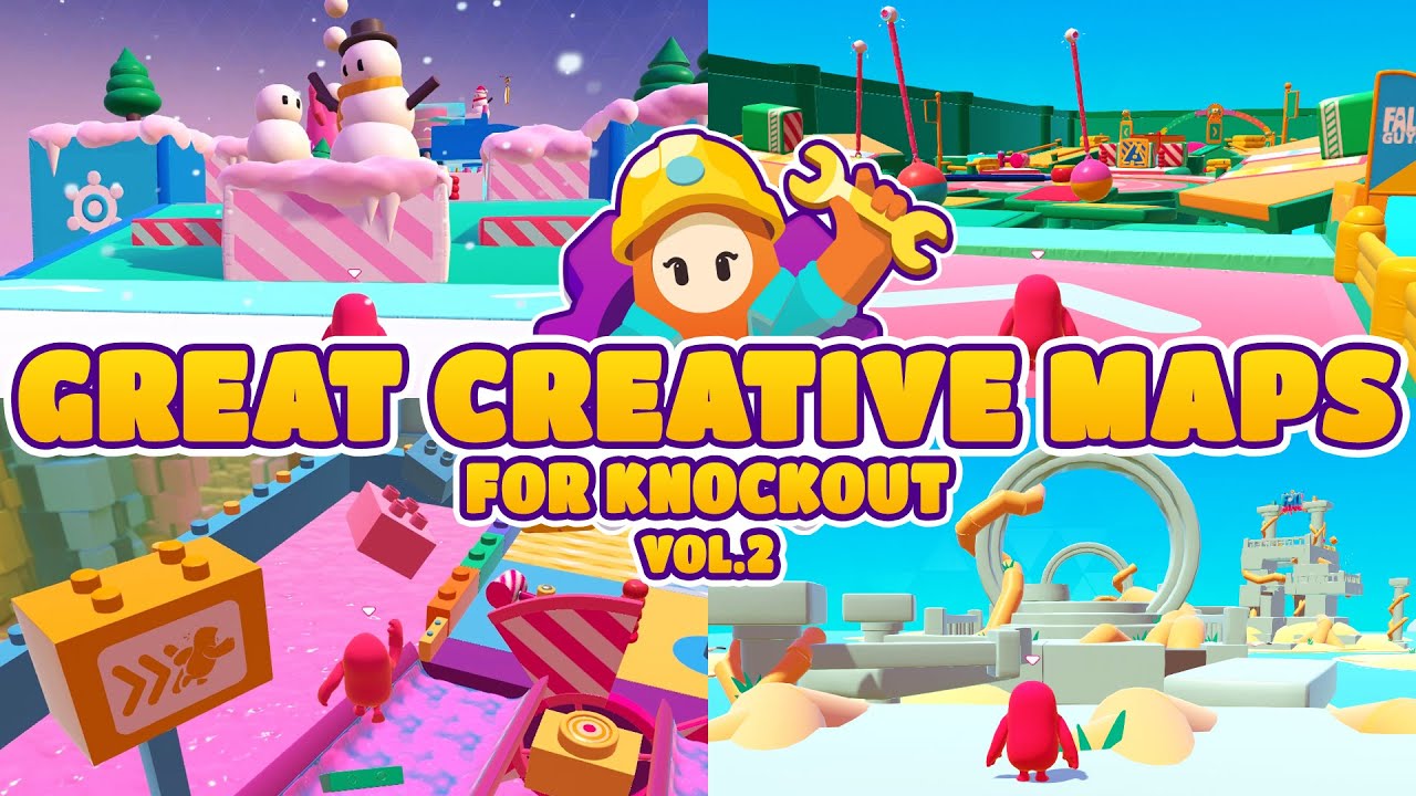 Fall Guys | GREAT Creative Maps for Knockout