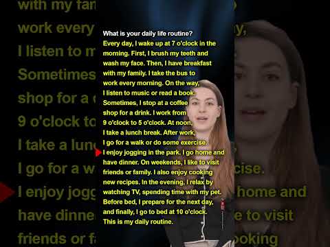 Improve Your English Listening and Speaking with Daily Life Routine