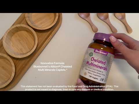 Bluebonnet Nutrition Chelated Multiminerals - 60 Caplets