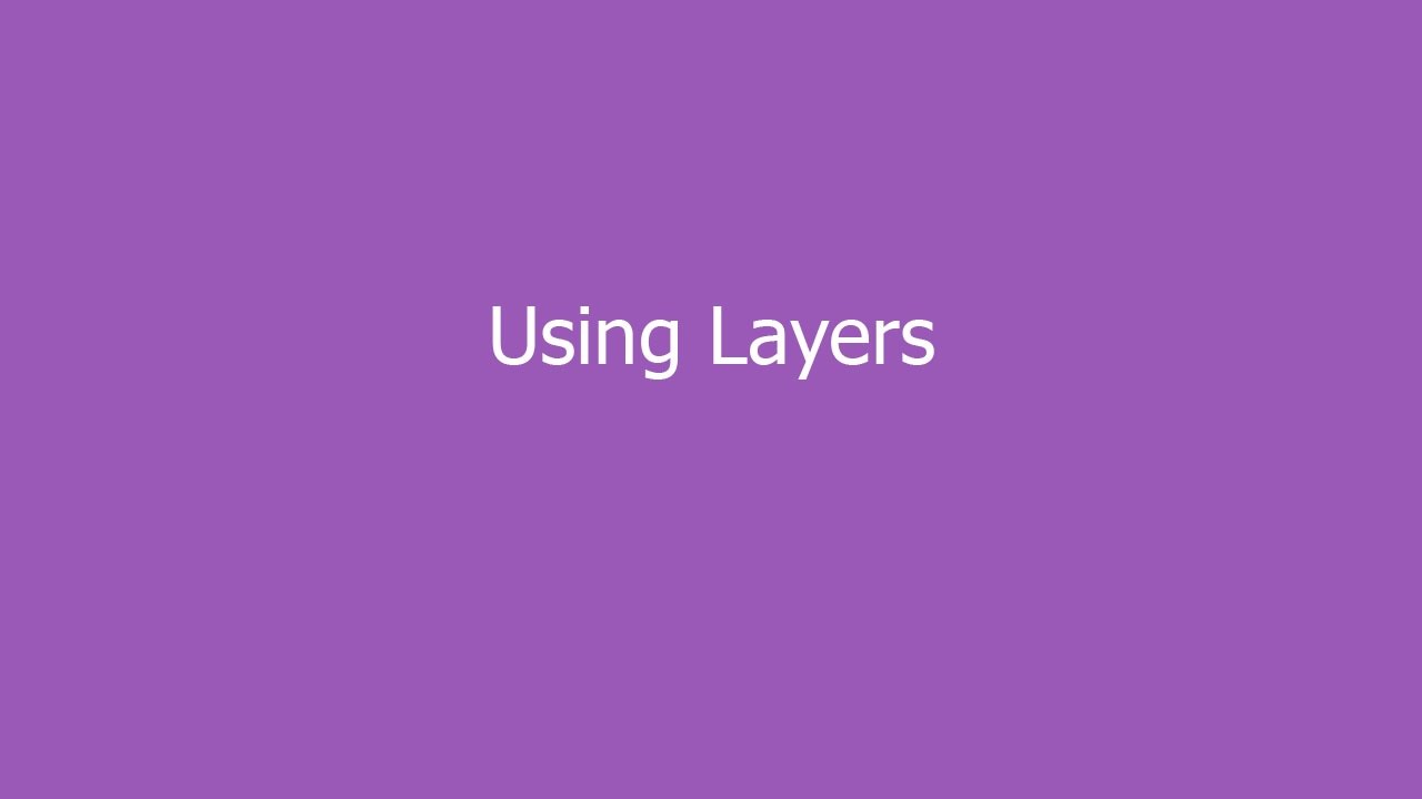 Using Layers