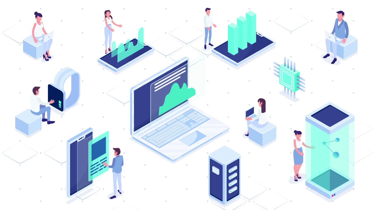 Business team. After Effects Animation