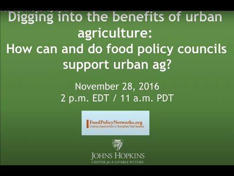 Digging into the benefits of urban agriculture