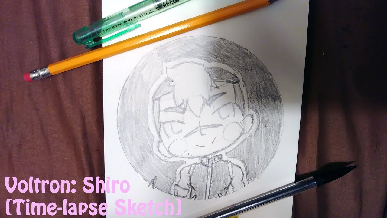 Voltron: Shiro [Time-lapse Sketch]