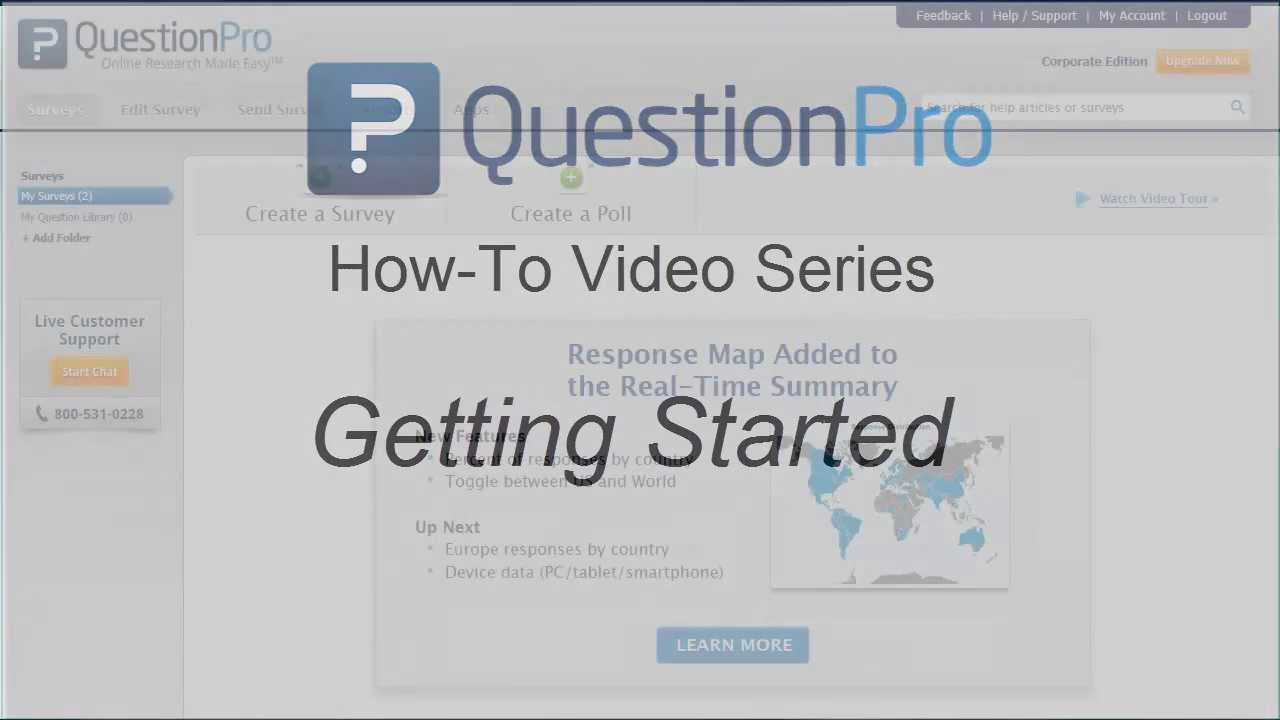 QuestionPro Getting Started Creating Survey