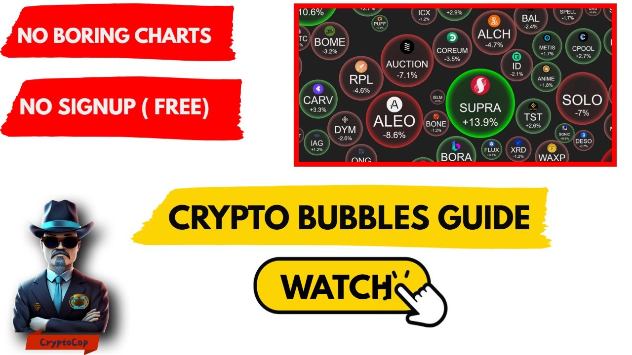 Crypto Bubbles Tutorial For Beginner : How To Use Crypto Bubble App On Your Phone