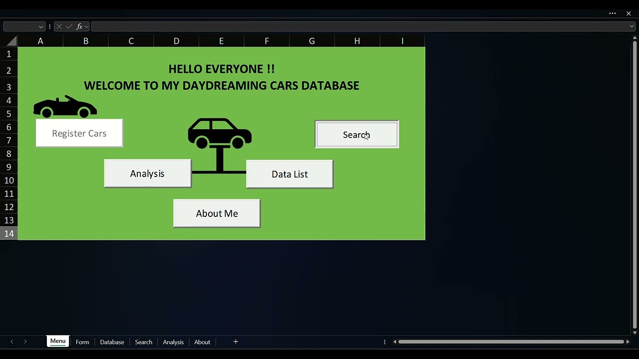 INDIVIDUAL ASSIGNMENT: DEVELOPING A DATABASE USING EXCEL