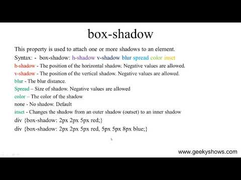 Learn box shadow in CSS Hindi - Mind Luster