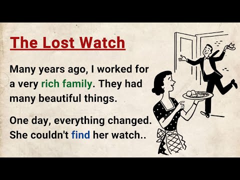 Learn English through Stories Level 3 ⭐ The Lost Watch - Improve your English | English Audio Story