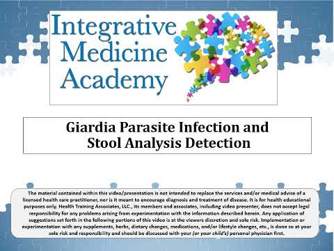 Giardia Parasite Infection and Stool Analysis Detection