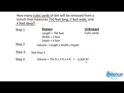 Dirt Removal (Cubic Yards) | Texas Class C Groundwater Math