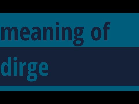Dirge Meaning | Meaning Of Dirge | Dirge Definition | #shorts #words #WordHeavy