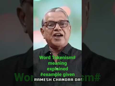 Word Tokenism #meaning explained #example given , Subject-wise recasting of English words/idioms
