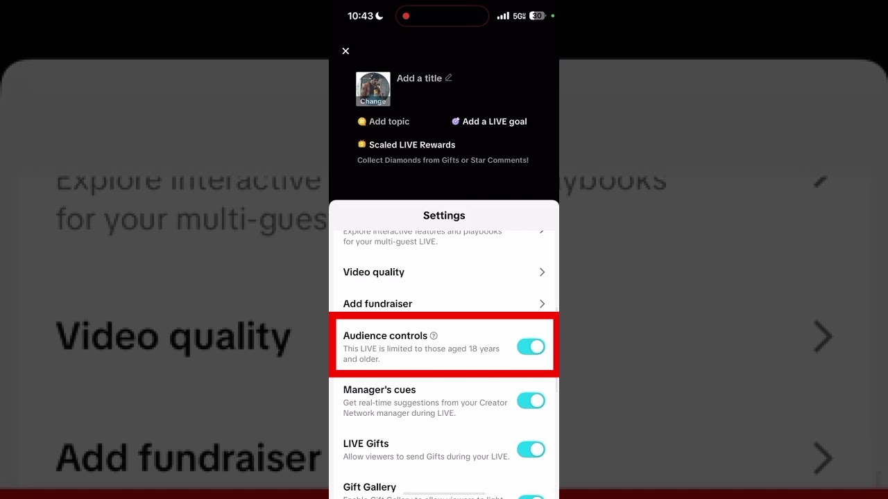 How to Turn OFF Audience Control on TikTok LIVE