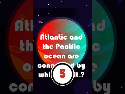 Atlantic and the Pacific ocean are connected by which strait ?