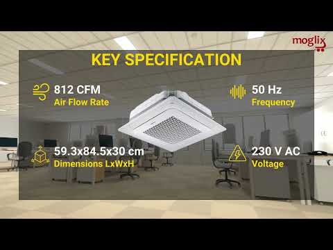 Buy Daikin 2 Ton 3 Star White Inverter Cassette Air Conditioner ...