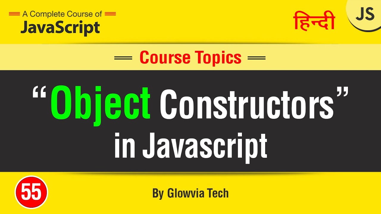 Object Constructors || JavaScript Object Constructors Tutorial in Hindi/Urdu