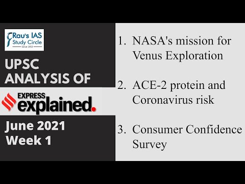 Indian Express EXPLAINED | Current Affairs for UPSC | June 2021, Week-1