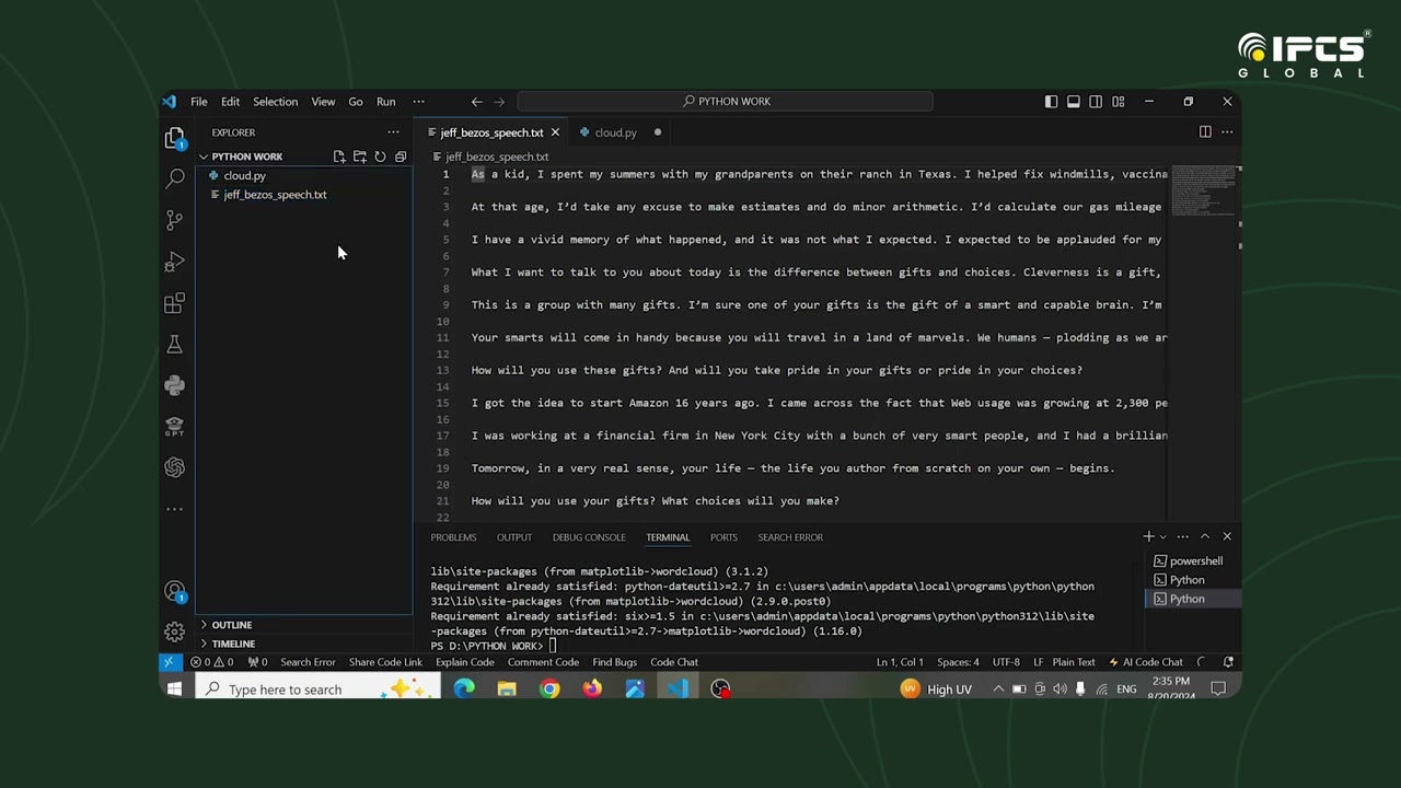 Create Stunning WordClouds with Python in Minutes! | WordCloud Tutorial for Beginners