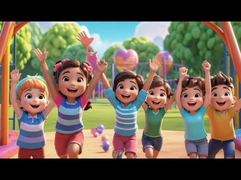 Playground Friends and Fun Day | Joyful Toddler Song | Fun Nursery Rhyme for Kids