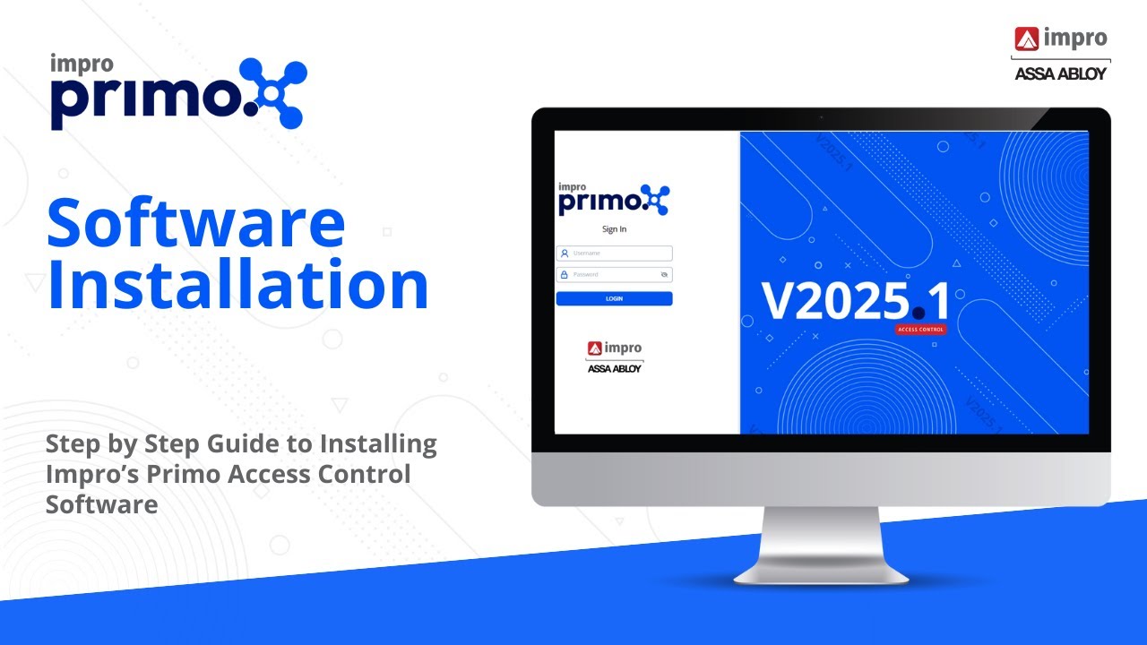 Software Installation - Primo