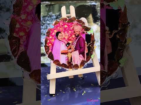 Resin Art Dual Side Glass Look Photo Frame | Elegant Handmade Décor by Ekayaa