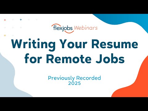 Writing Your Resume for Remote Jobs