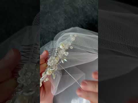 DYI Wedding Veil Butterfly veil butterfly wedding veil #butterfly #veil #wedding #diy #lanadelrey