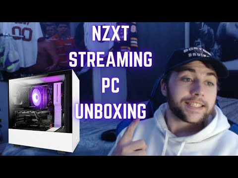 NZXT STREAMING PC UNBOXING VIDEO + STREAM SET UP!